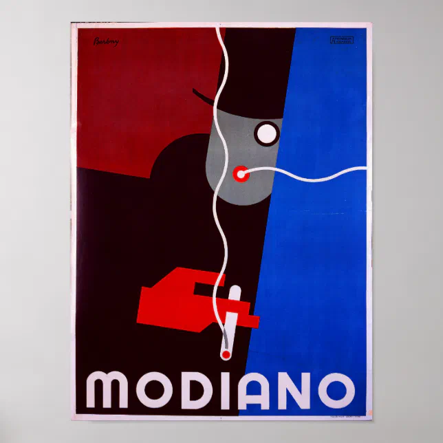 Modiano - Vintage Cigarette Advertising Poster | Zazzle