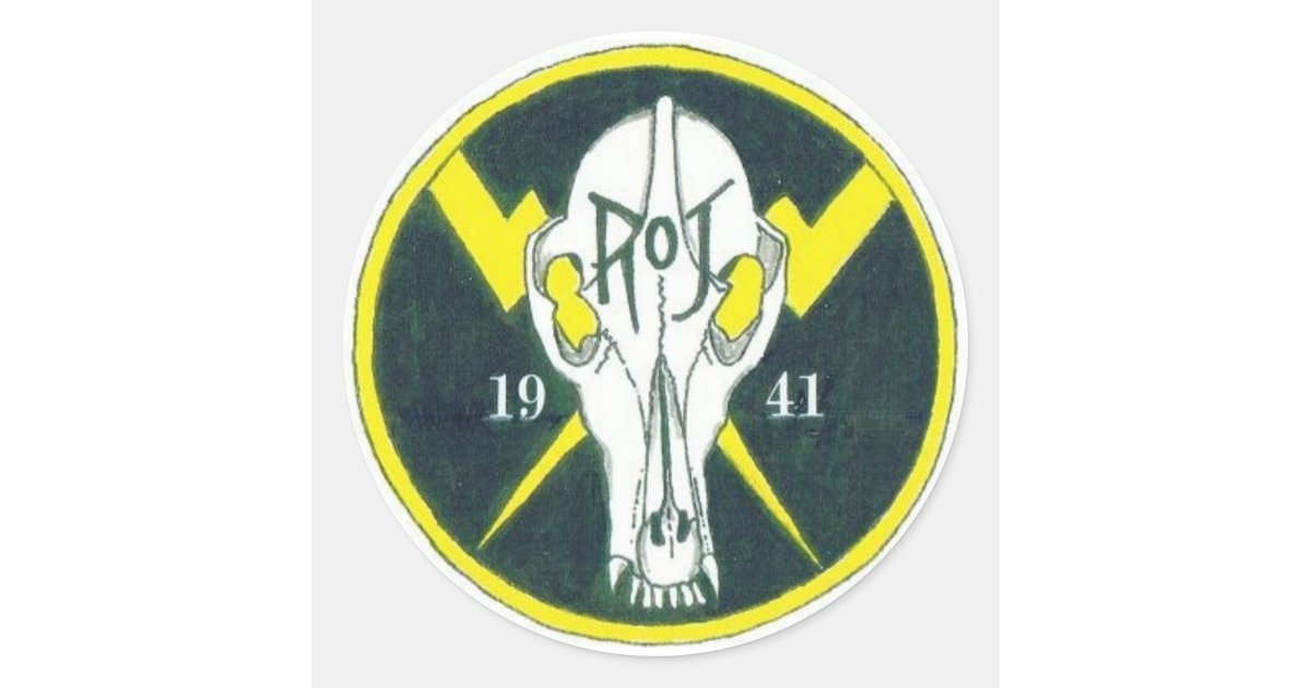 Modified ROJ Patch Classic Round Sticker | Zazzle