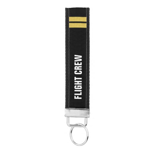 Modify this Flight Crew 2 Bar Gold Epaulettes Wrist Keychain | Zazzle