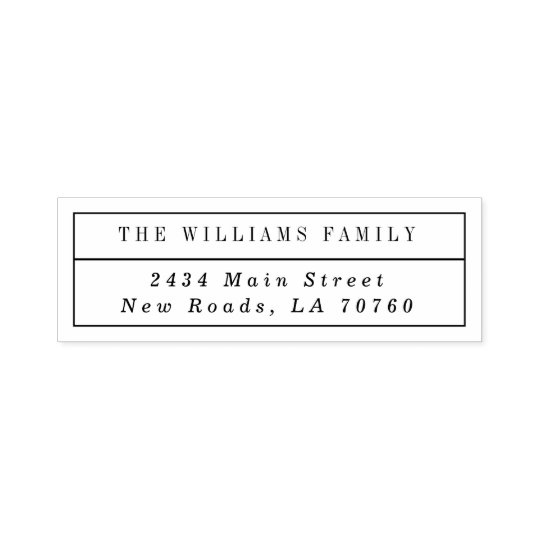 Modular Modern Custom Name Self-inking Stamp | Zazzle.com Modular Modern Custom Name Self-inking Stamp | Zazzle.com