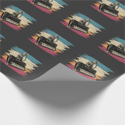 Modular Synthesizer Electronic Music Analog Cat Wrapping Paper | Zazzle