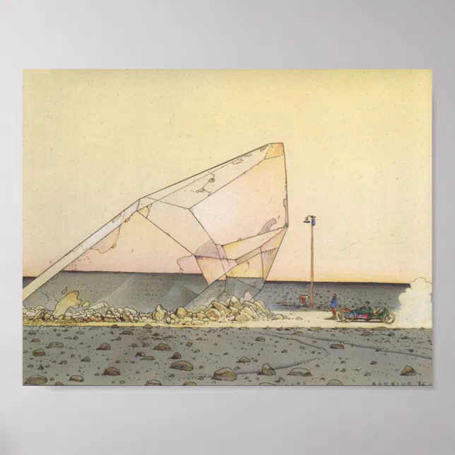 Moebius Crystal Poster | Zazzle