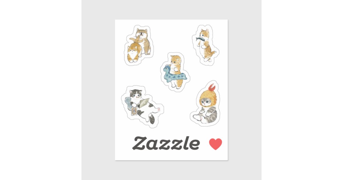 Mofu Sand Sticker | Zazzle
