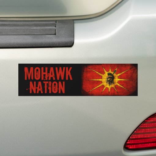 Mohawk Nation Bumper Sticker | Zazzle