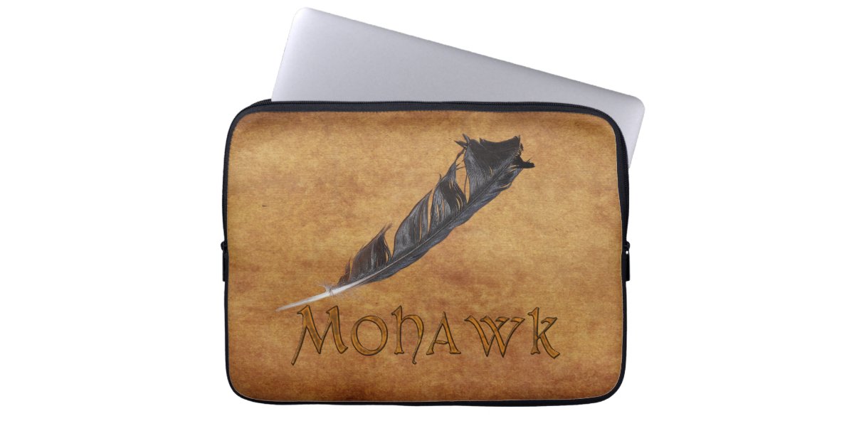 MOHAWK Native American Feather Laptop Sleeve | Zazzle