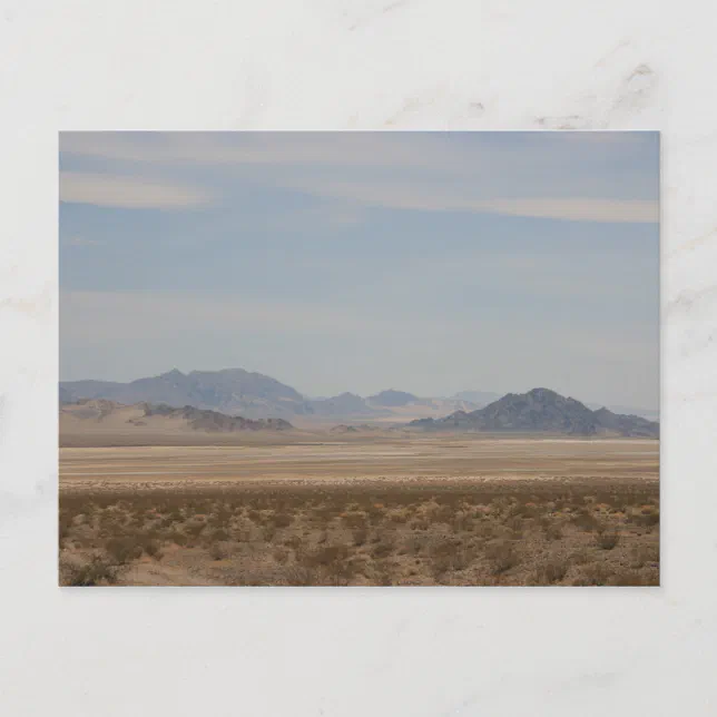 Mojave desert postcard | Zazzle