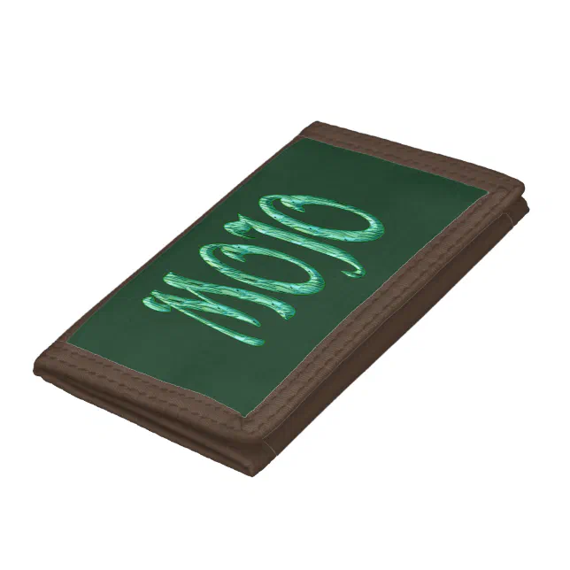 Mojo green wallet | Zazzle