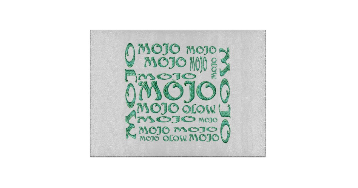 Mojo white glass cutting board | Zazzle