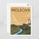 Moldova Famous Travel Place Illustration Postcard | Zazzle