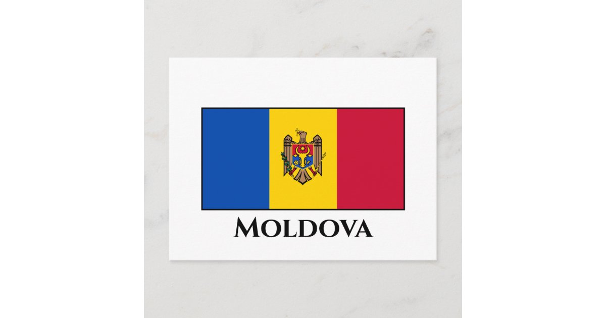 Moldova Flag Postcard | Zazzle