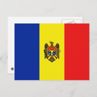 Moldova Flag Postcard | Zazzle