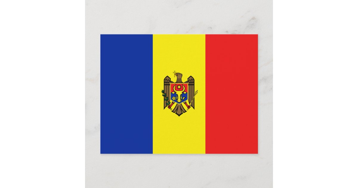 Moldova Flag Postcard | Zazzle
