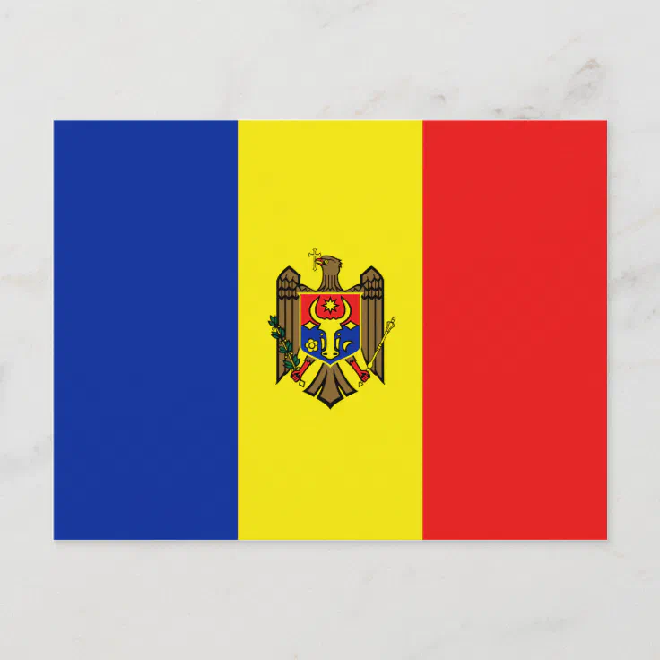 Moldova Flag Postcard | Zazzle