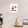 Mole-Cool Funny Molecule Pun Poster | Zazzle