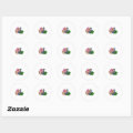 Mole with Waffle ice cream Classic Round Sticker | Zazzle