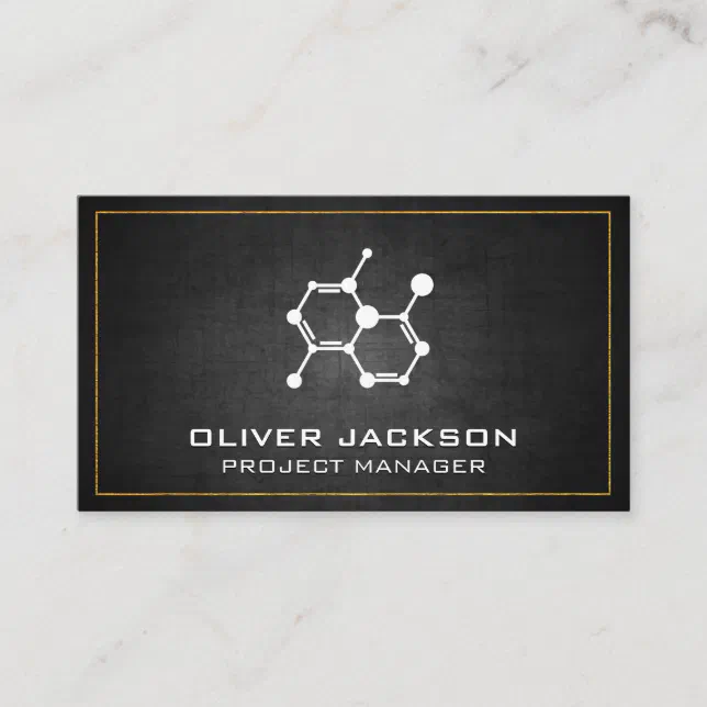 Molecule Icon | Scientist Business Card | Zazzle