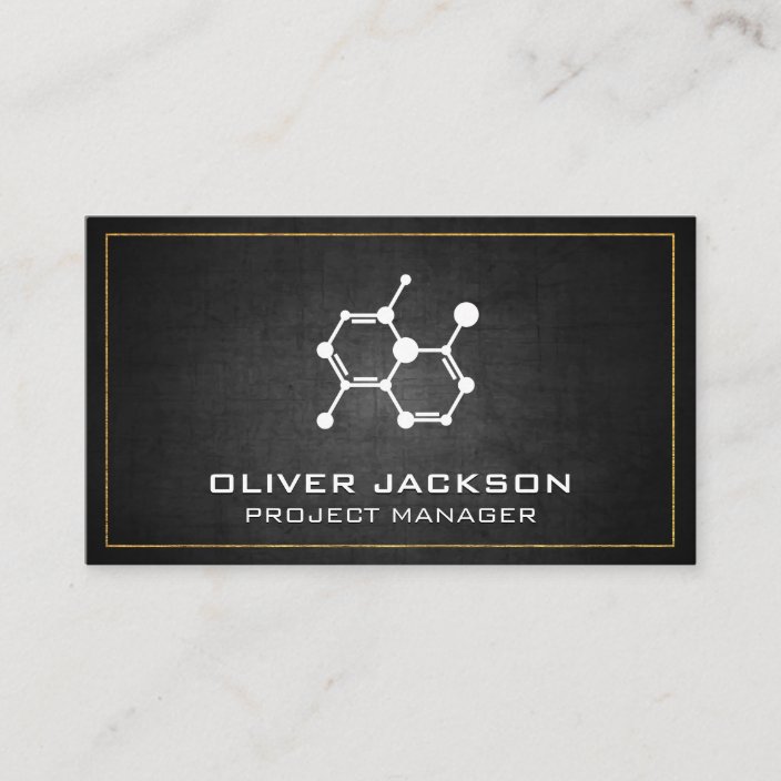 Molecule Icon | Scientist Business Card | Zazzle.com