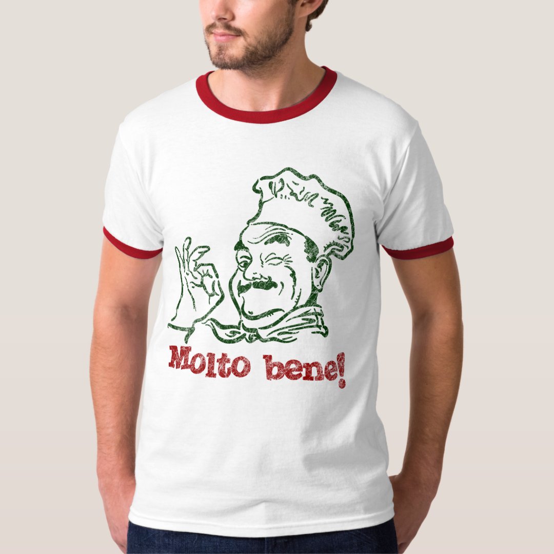 "Molto bene!" Vintage T-Shirt | Zazzle