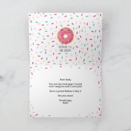 Mom I donut know what I would do without you Card | Zazzle