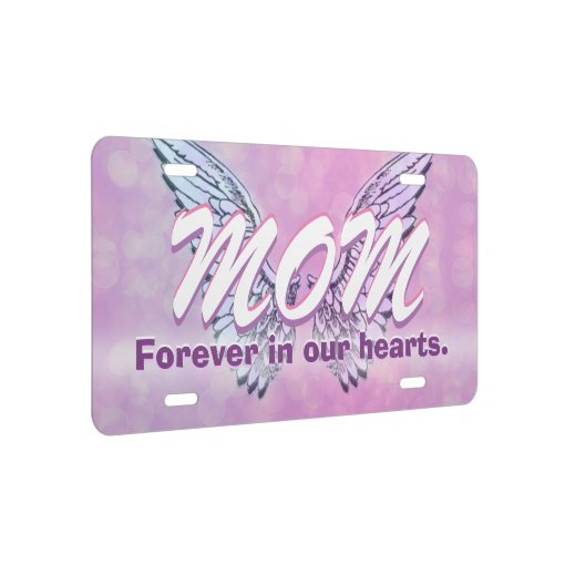 MOM Memorial License License Plate | Zazzle