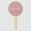 Mom Or Dad Baby Shower Game Hand Fan | Zazzle