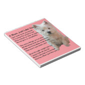 Mom Poem - Westie Design Notepad | Zazzle