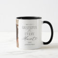 Mom Script Heart Grateful for Every Moment Photo Mug | Zazzle