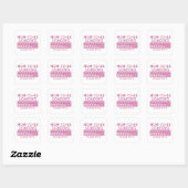 Mom To Be Loading Square Sticker | Zazzle