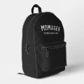Momager | Modern Mom Manager Kids Names Printed Backpack | Zazzle