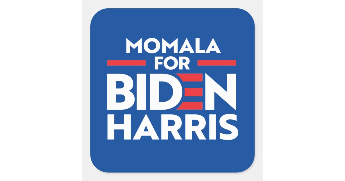 Momala for Kamala Harris Square Sticker | Zazzle