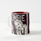 Mombie Retro Zombie Two-Tone Coffee Mug | Zazzle