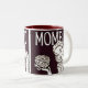 Mombie Retro Zombie Two-Tone Coffee Mug | Zazzle