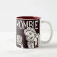 Mombie Retro Zombie Two-Tone Coffee Mug | Zazzle