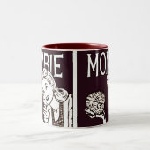 Mombie Retro Zombie Two-Tone Coffee Mug | Zazzle
