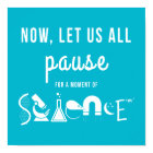 Moment of Science Teal Poster | Zazzle