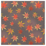 Momiji Pattern - Japanese Maple Leaf in Autumn Fabric | Zazzle