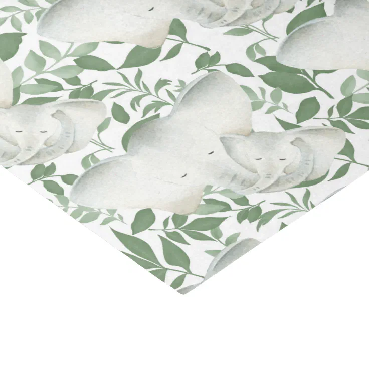 Mommy baby elephant shower party tissue tissue paper | Zazzle