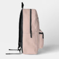 Mommy | Modern Mom Kids Names Blush Pink Printed Backpack | Zazzle