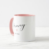 Mommy Script Established Mom Gift Mug | Zazzle