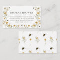 Mommy to Bee Baby Shower Display Shower Card | Zazzle