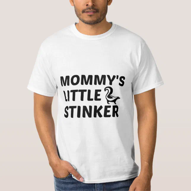 MOMMY'S LITTLE STINKER SKUNK T-Shirt | Zazzle