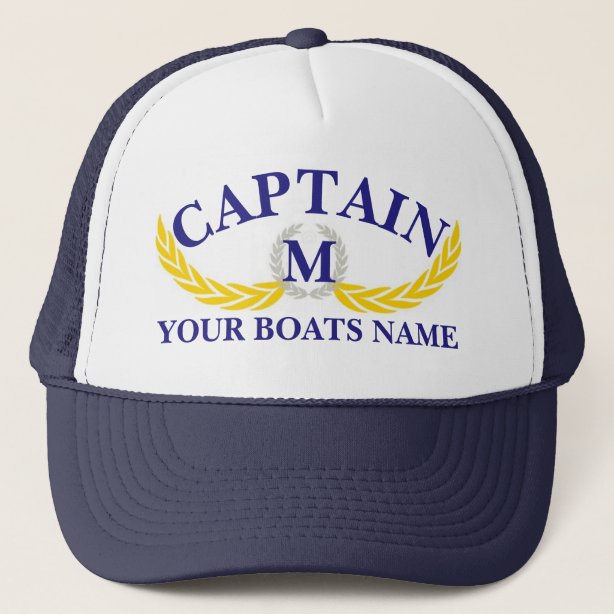 Captain Hats & Caps | Zazzle