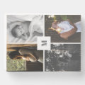 Mom's Monogram Mother's Day Photo Collage Wooden Box Sign | Zazzle