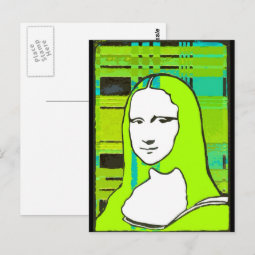 Mona Incognito Postcard | Zazzle