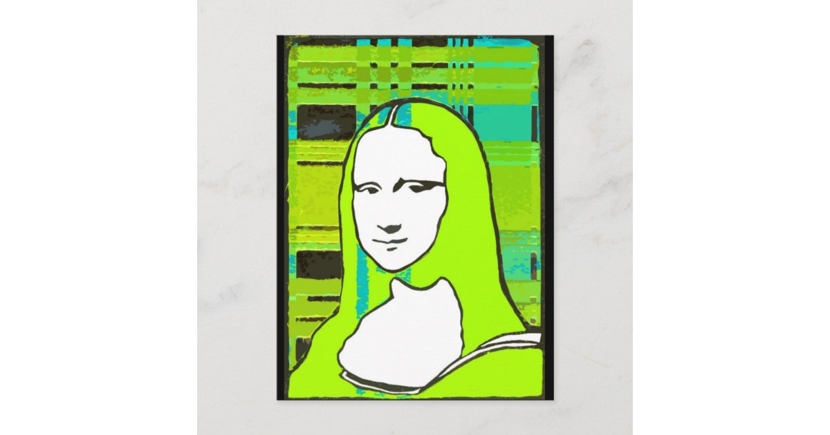 Mona Incognito Postcard | Zazzle