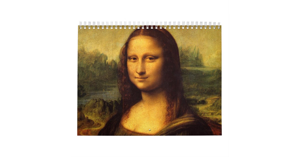 Mona Lisa Calendar | Zazzle