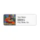 Mona Lisa Fun Zodiac Whimsical Label | Zazzle