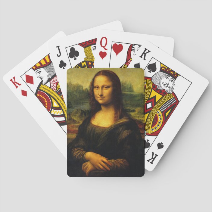 Mona Lisa Playing Cards | Zazzle.com