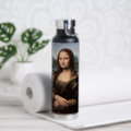Mona Lisa Portrait / Painting Water Bottle | Zazzle