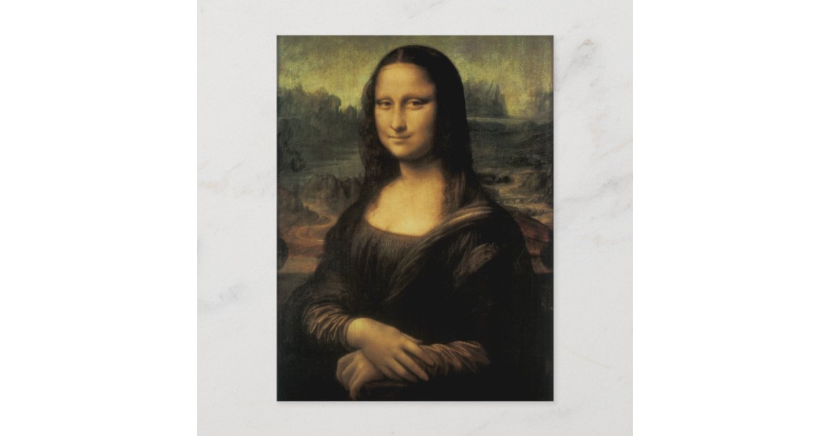 Mona Lisa Postcard | Zazzle